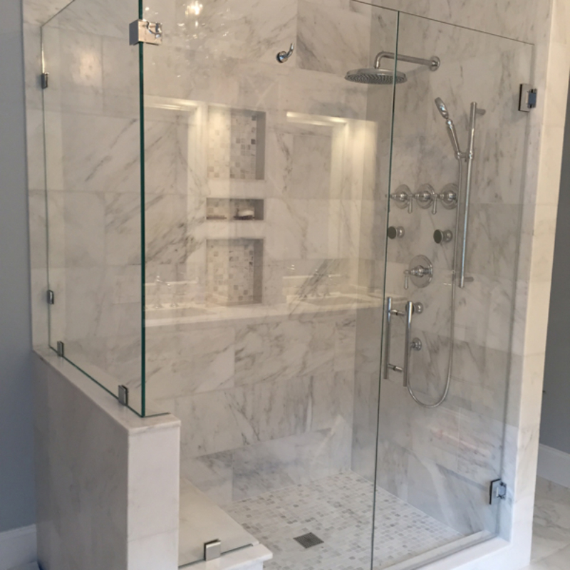 Glass Shower Door Gallery - Franklin Glass Company